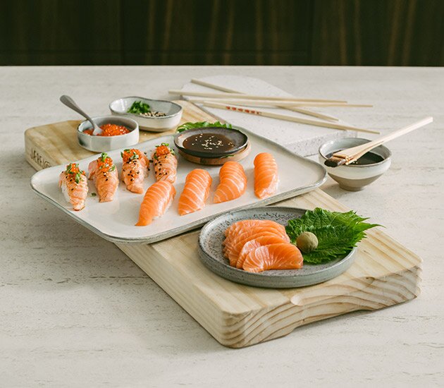 Nigiri al salmone scottato e classico: preparazione | Seafood from Norway